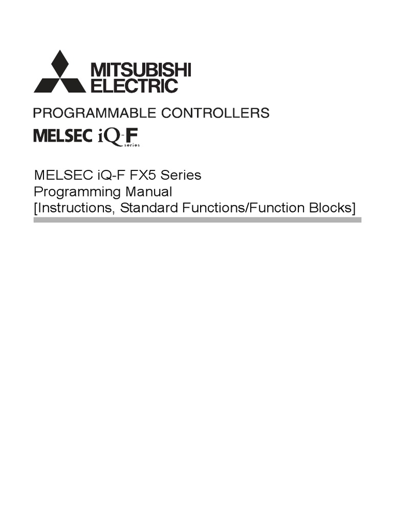 MITSUBISHI Manual PLC Fx5 Users | PDF | Trigonometric Functions ...