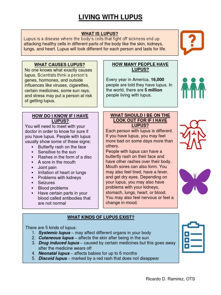 Lupus - Client Brochure Rdramirez v2 | PDF | Systemic Lupus Erythematosus | Epidemiology