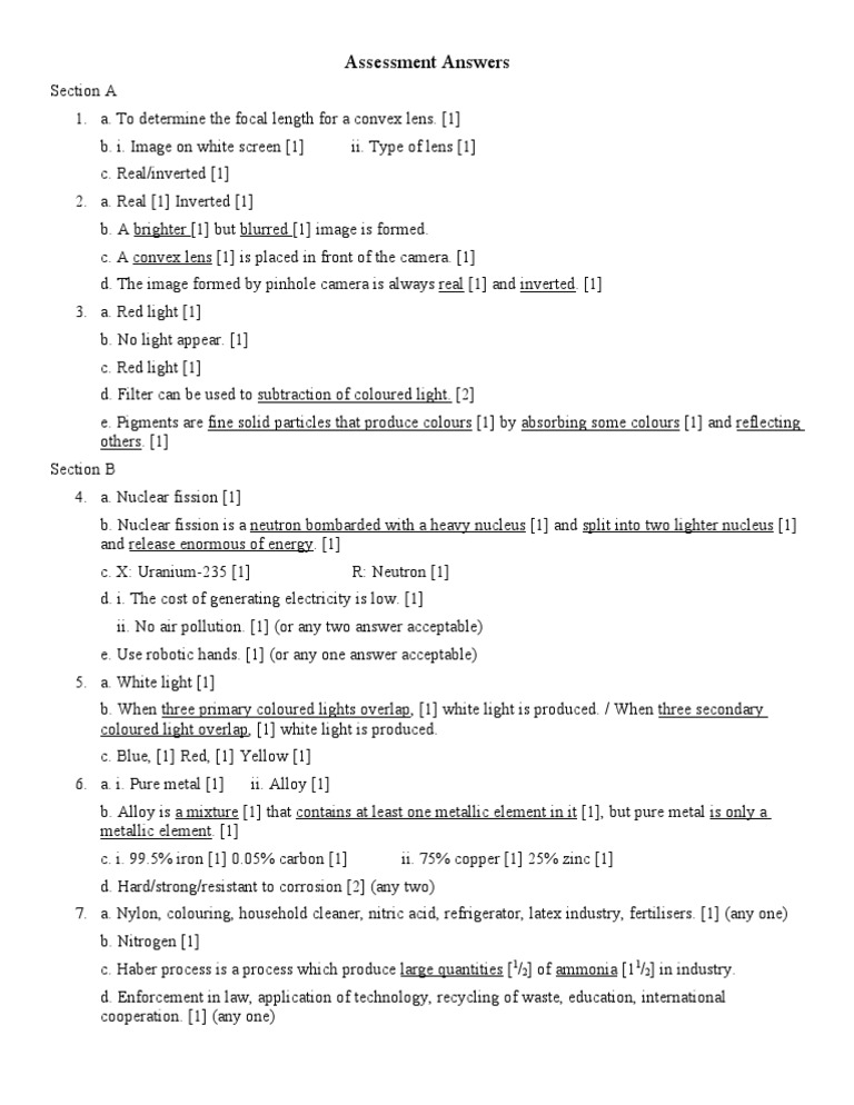 Science Form 4 Chapter 6,7 & 8 Answer | PDF