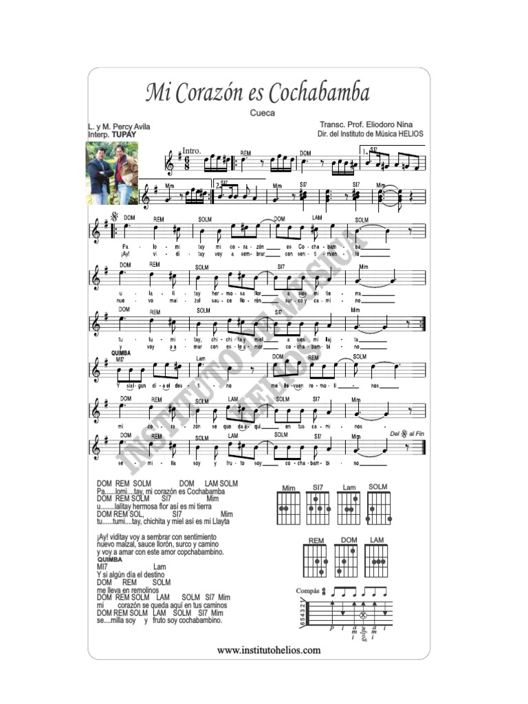 Mi Corazon Es Cochabamba PDF | PDF