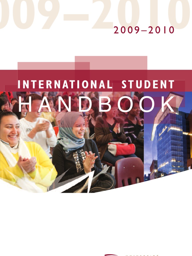 International Student Handbook | PDF | Long Distance Calling ...