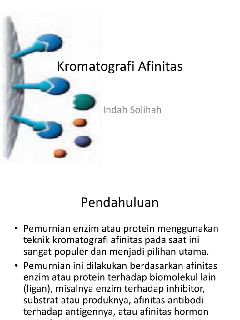 Kromatografi Afinitas PDF | PDF | Ligand (Biochemistry) | Chromatography