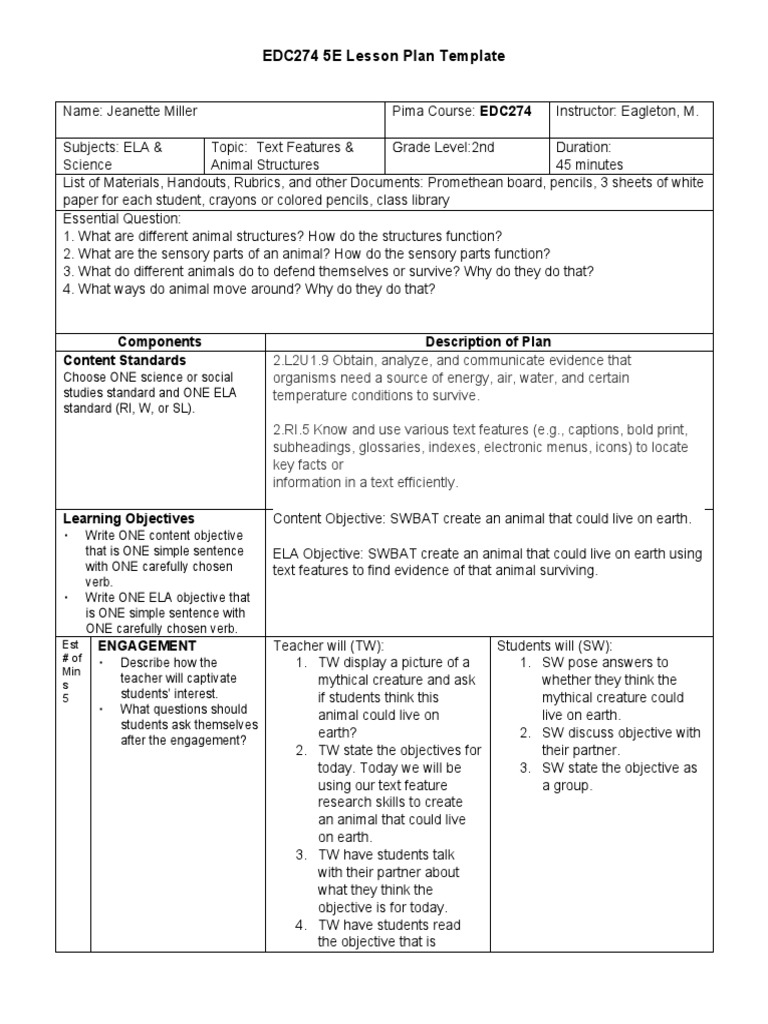 Edc274 M4a1 PBL | PDF | Inquiry Based Learning | Lesson Plan