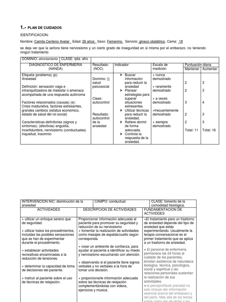 Place Gineco Obstetricia | PDF | Ansiedad | Ciencias de la Salud