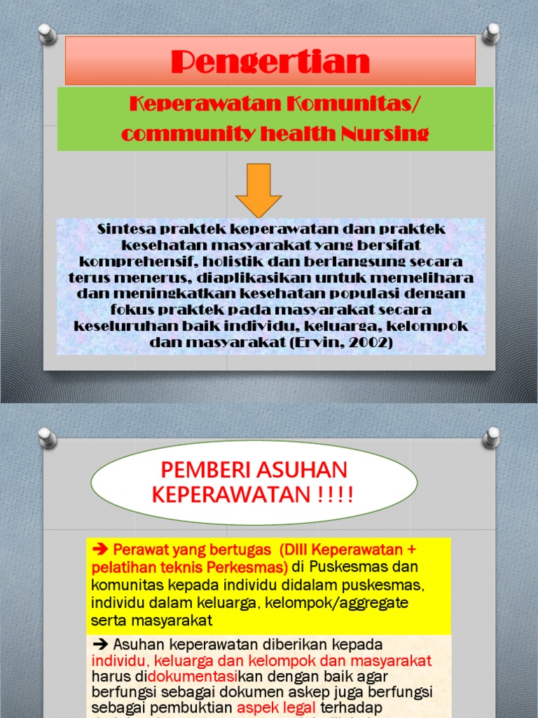 Proses Keperawatan Komunitas | PDF