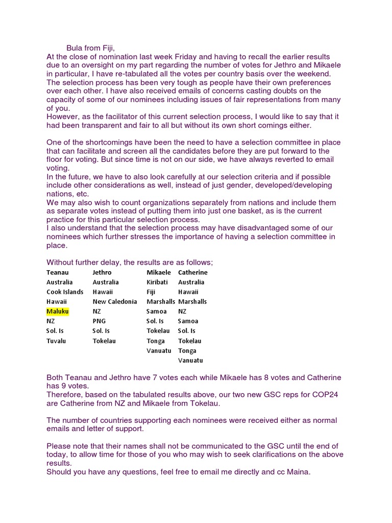 Bula From Fiji | PDF | Political Events | Democracy
