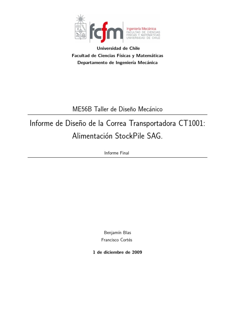 Calculo Correas Norma CEMA | PDF | Cobre | Acero