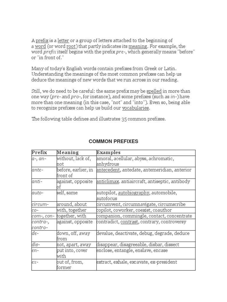 Prefix / Suffix | PDF | Semantics | Semantic Units