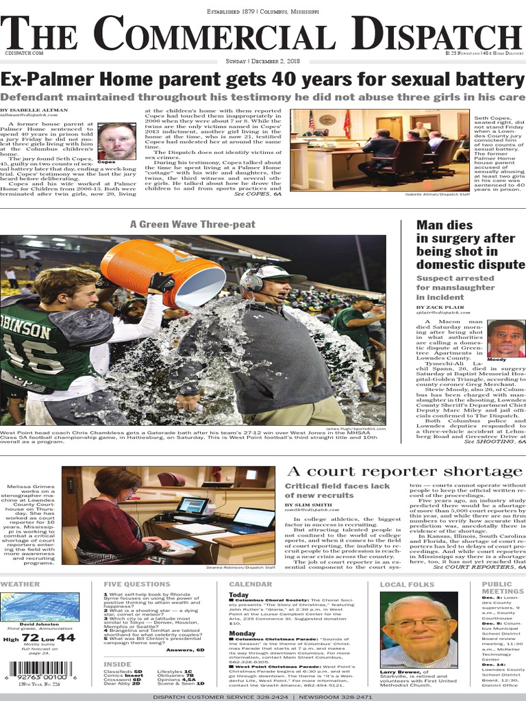 Commercial Dispatch Eedition 12-2-18 | PDF | United States Postal ...