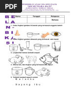 Soal dan Latihan TK B Semester 2 | PDF