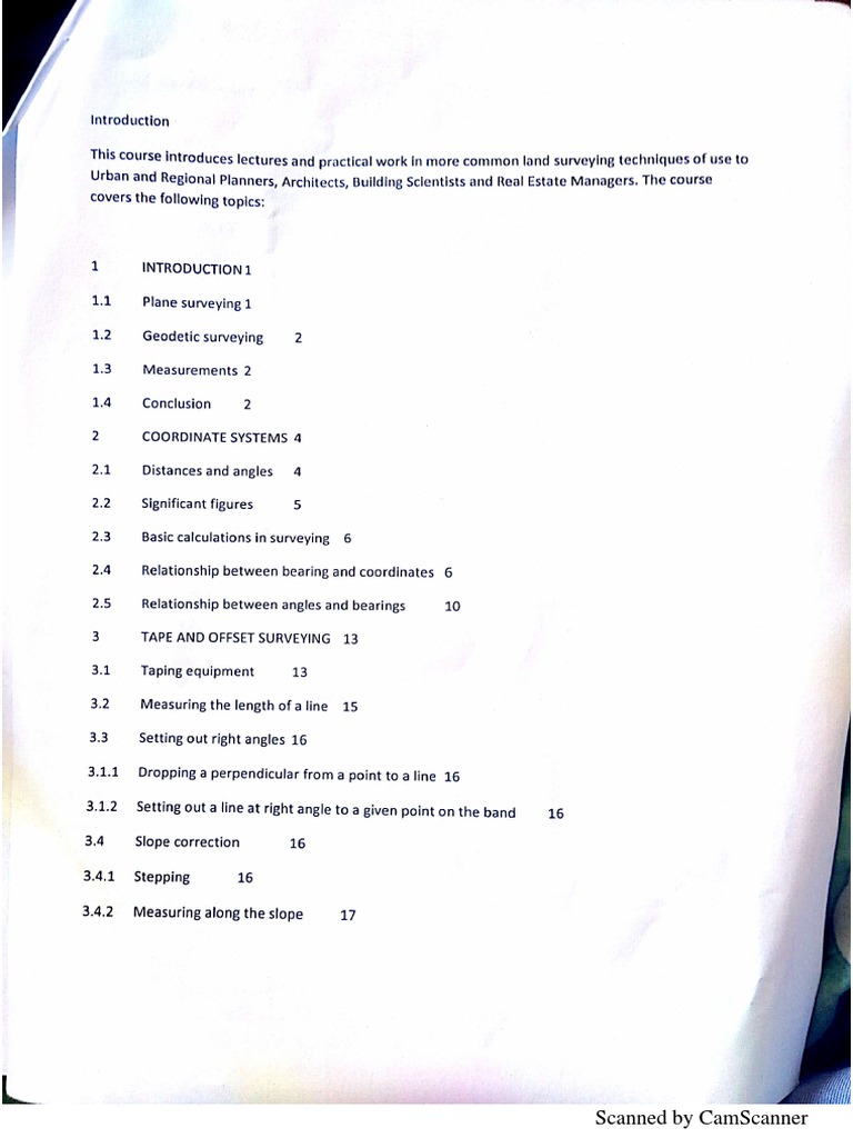 Survey Course Outline | PDF