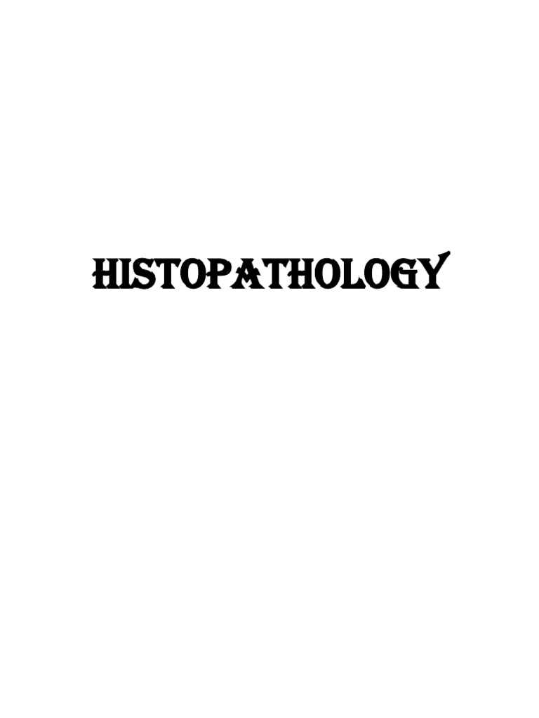 Histology | PDF | Histopathology | Cytopathology