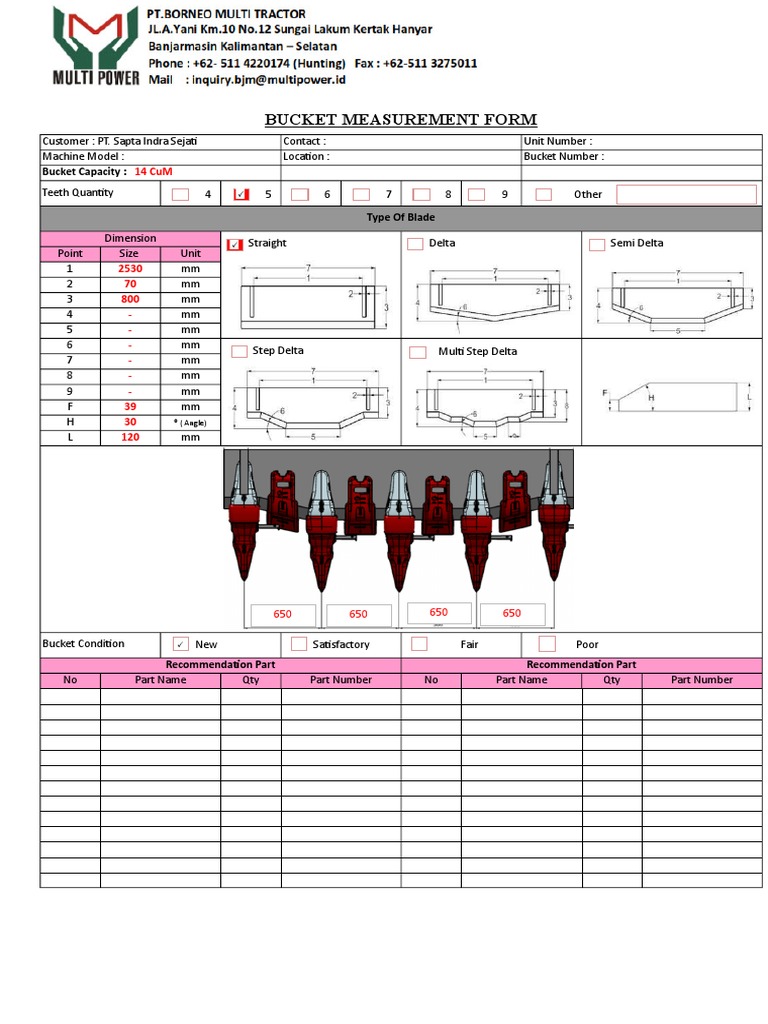 MTG Measurement Form | PDF | Home & Garden
