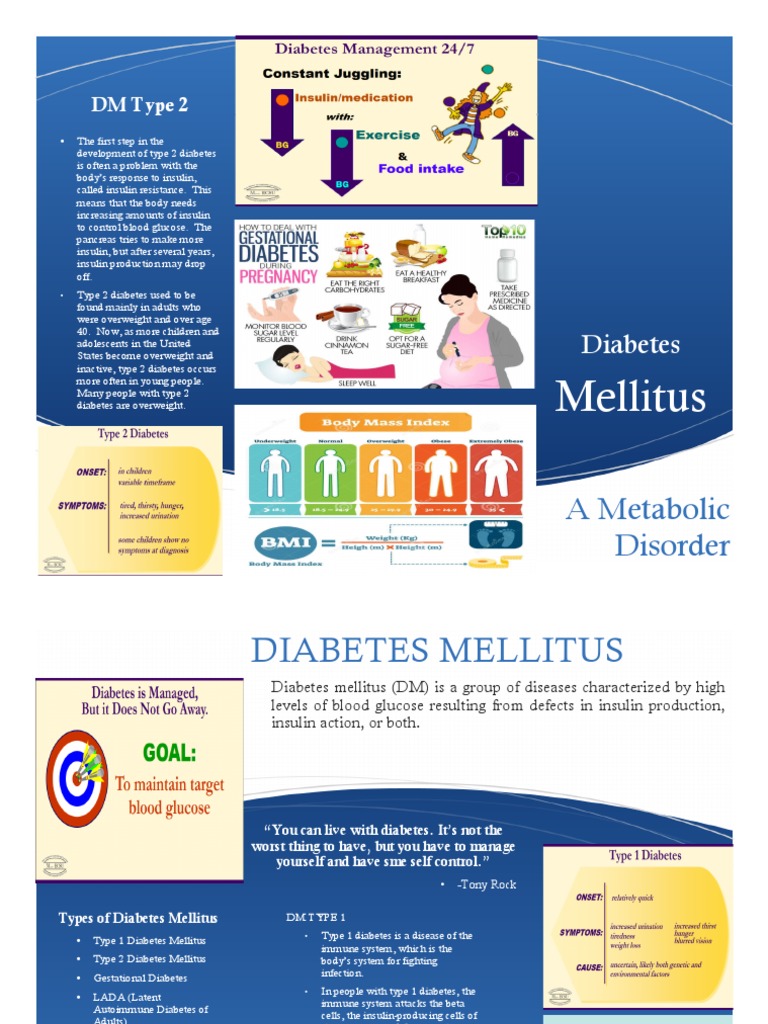 DM Brochure | PDF | Diabetes | Insulin