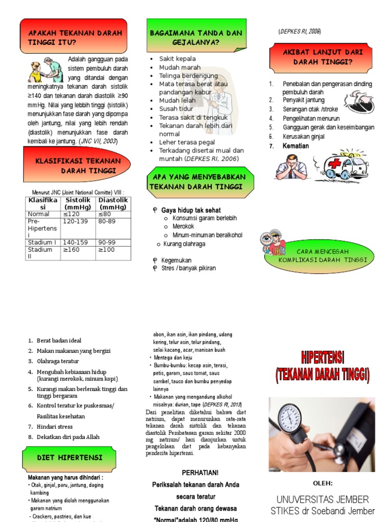 Leaflet Hipertensi | PDF
