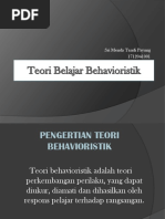 Teori Behaviorisme | PDF
