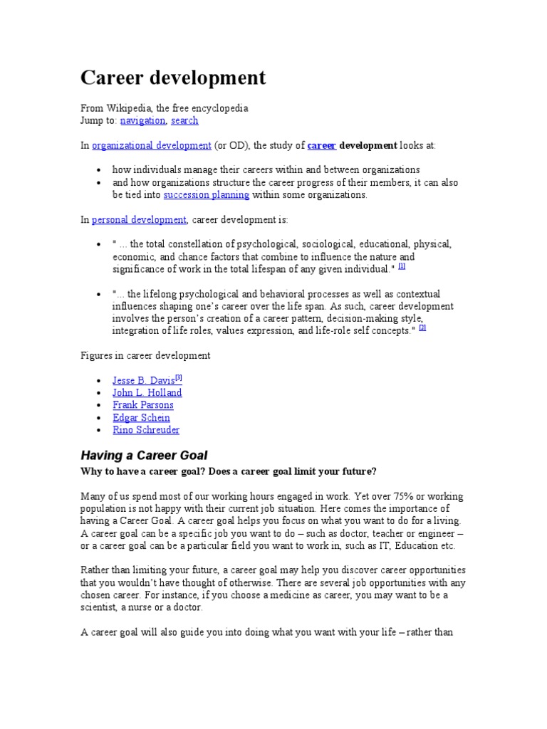 Career Development | PDF | Employment | Employee Benefits