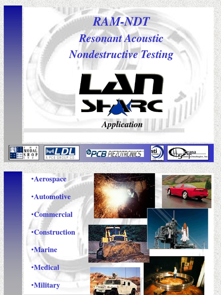 Resonant Acoustic Nondestructive Testing: Ram-Ndt | PDF ...