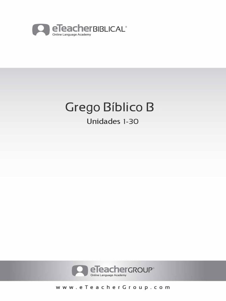 Greek B PT | PDF | Pronome | Bíblia