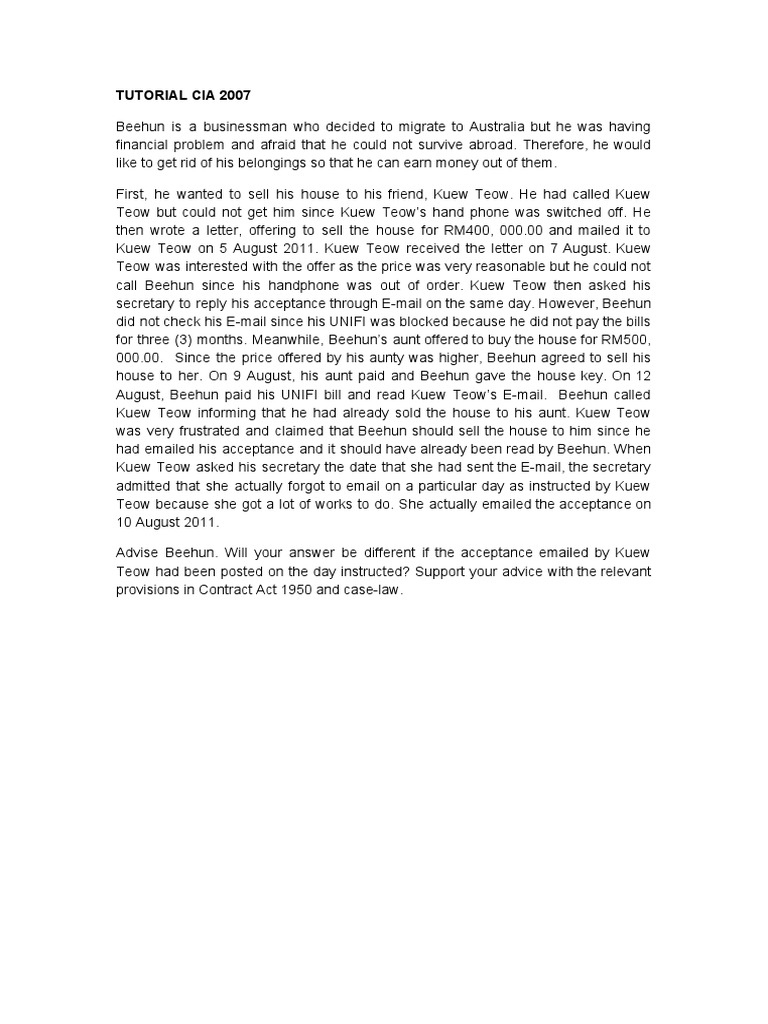 Postal Rule 2017 | PDF