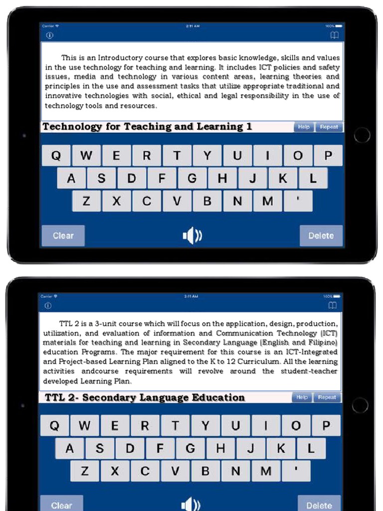 Technology for Teaching and Learning 1 | Educational Technology ...