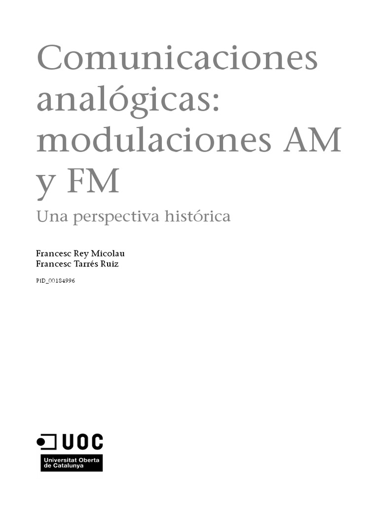 Solucionario Libro EIE 2015 | PDF | Modulación | Modulación de frecuencia