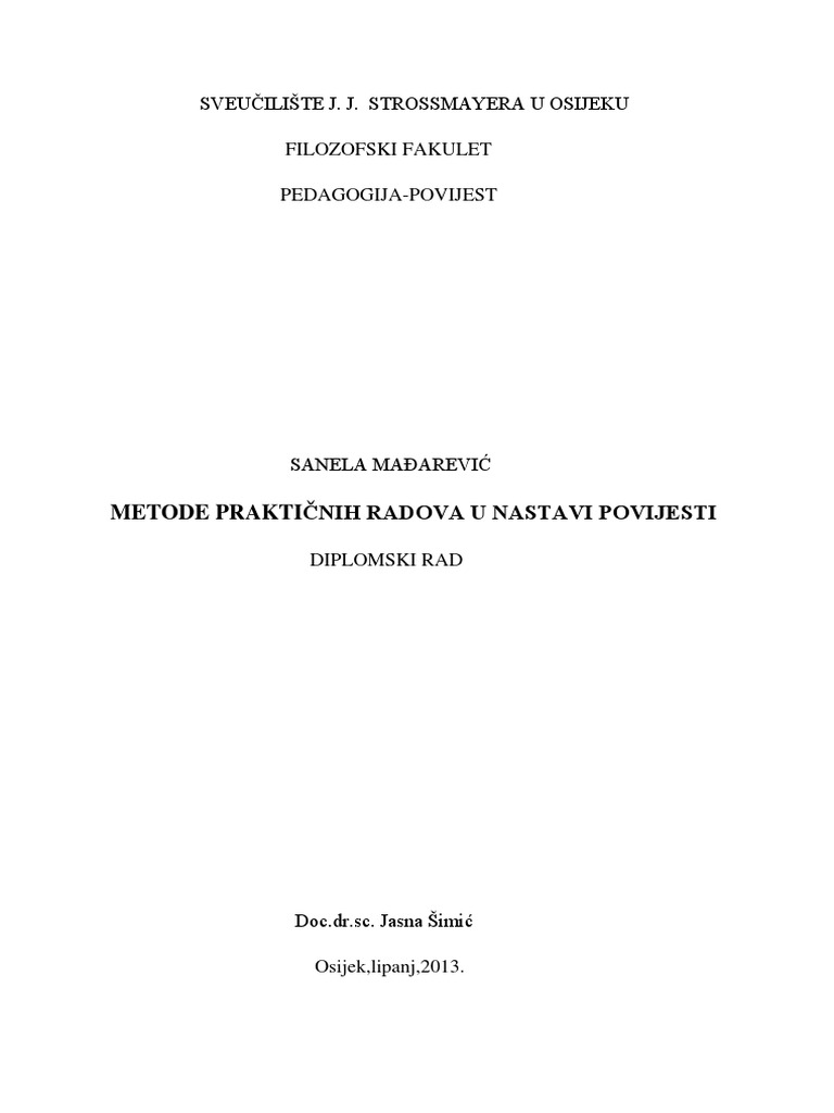 Nastava I Projektna Nastava | PDF