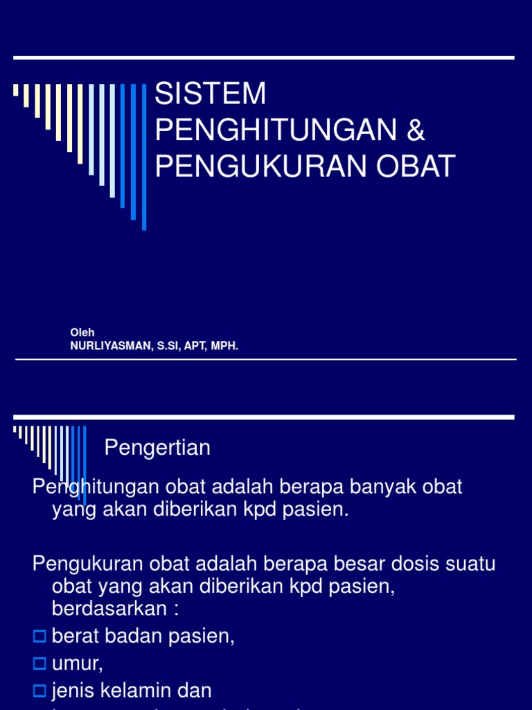 Sistem Perhitungan Dosis | PDF