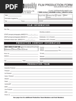 Wrapbook Film Crew List Template | PDF | Business