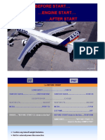 A320 Engine Start Procedure Checklist | PDF | Landing Gear | Aviation