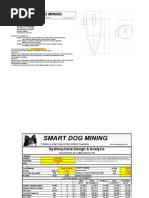 Cyclone Design Calculation Tool Simplified | PDF | Physical Quantities ...