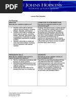 Benchmark Fractions Lesson Plan | PDF | Educational Assessment | Lesson ...