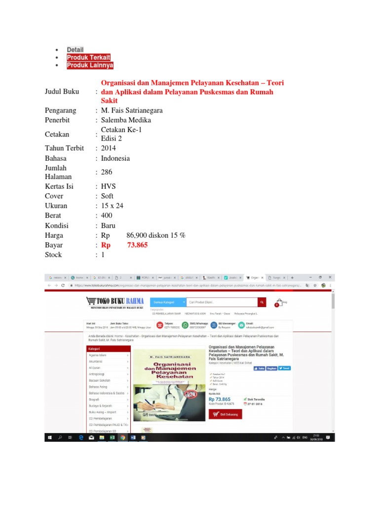 Buku Satrianegara Fais Analisa Pendekatan Sistem | PDF