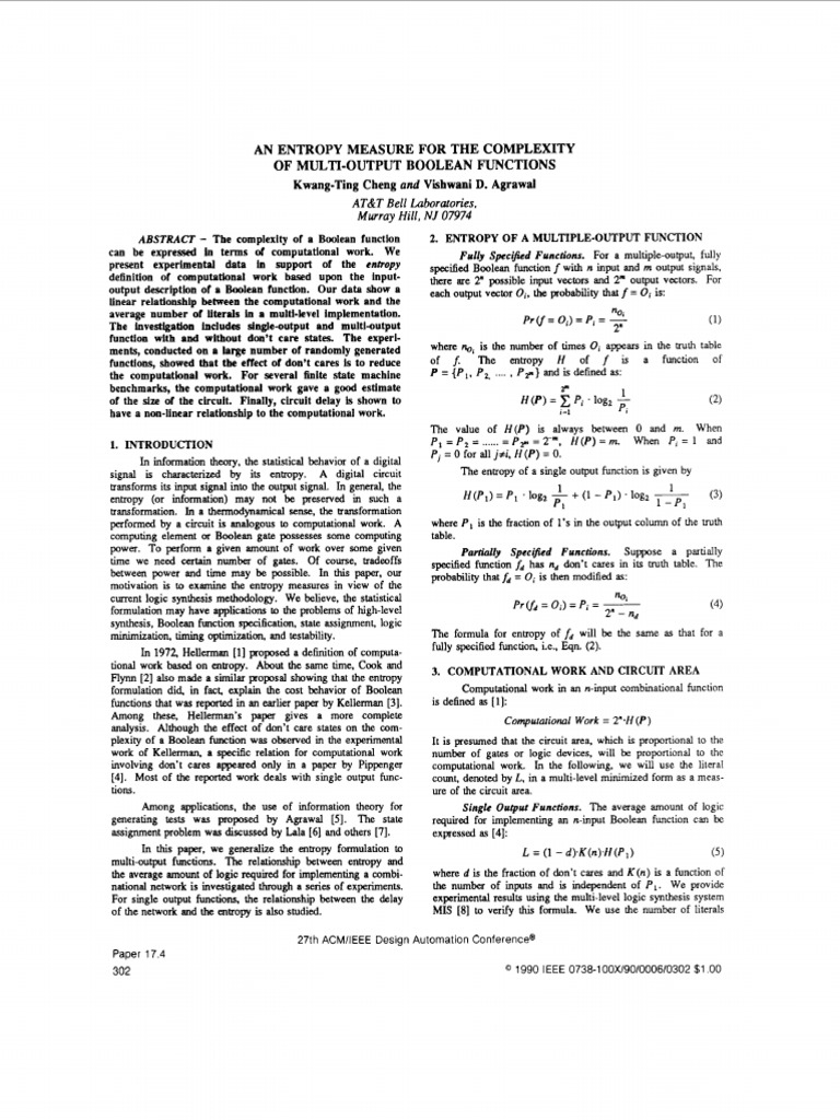 Complexity Of Boolean Fn Pdf Boolean Algebra Teaching Mathematics