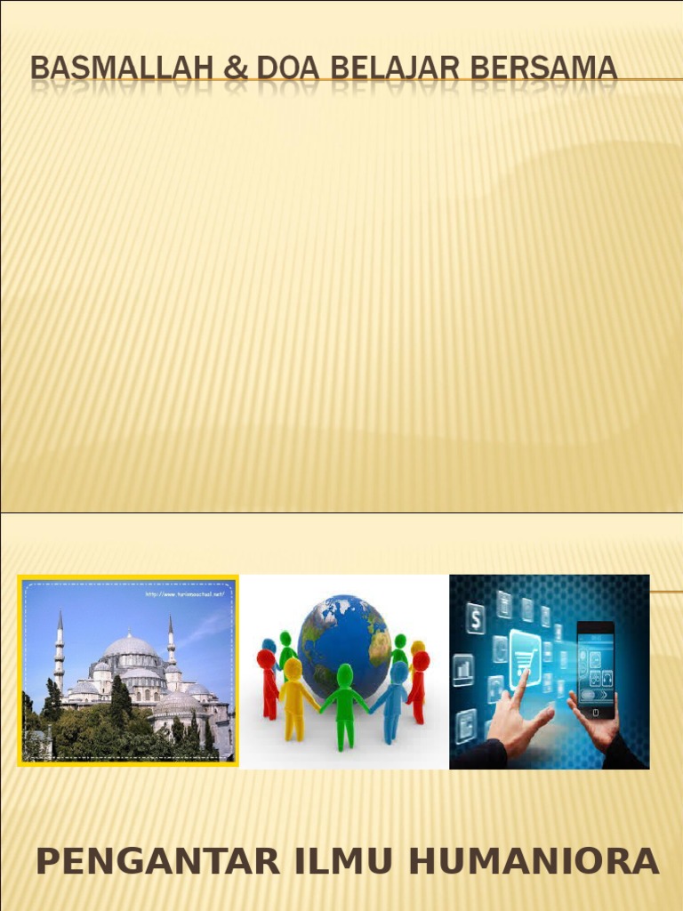 01.pengantar Humaniora | PDF