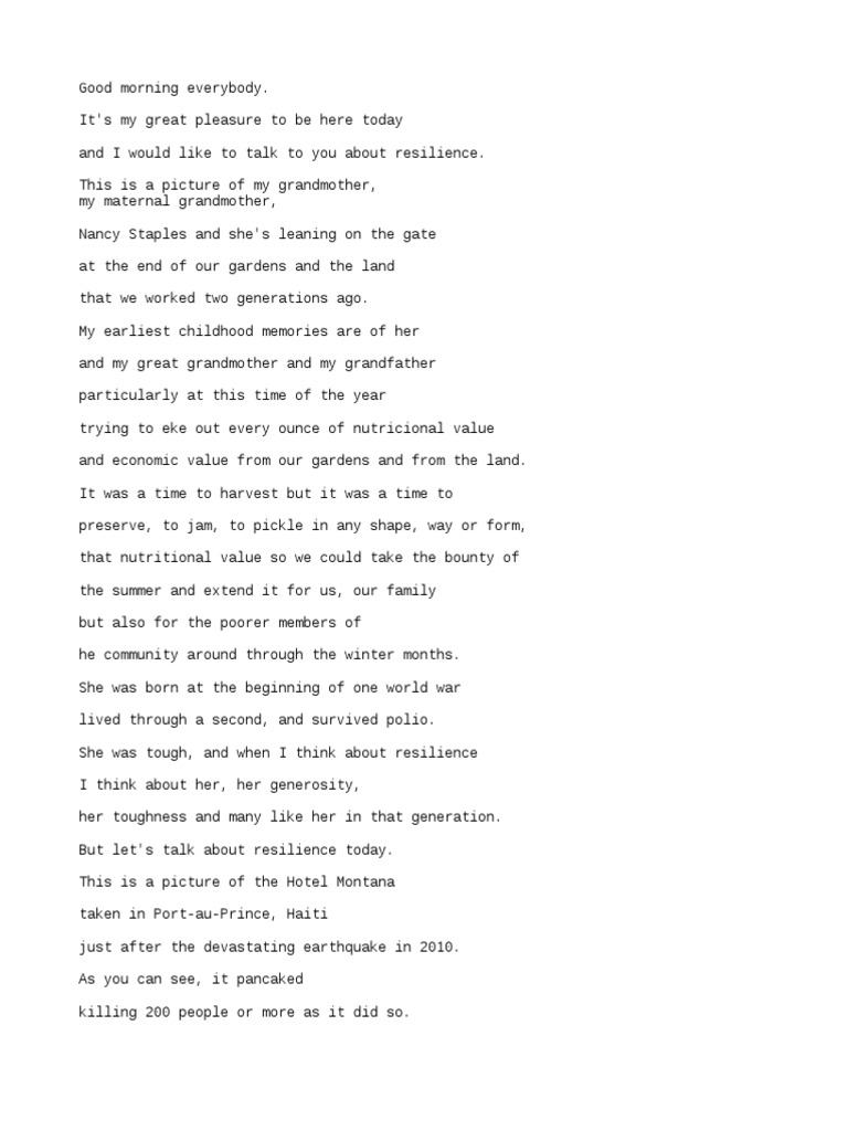 From Disaster Response To Disaster Prevention Rachel Kyte At Tedxsendai