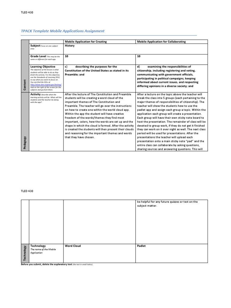Tpack App Review Template 1 | PDF | Application Software | Mobile App