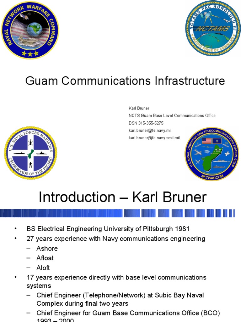 Guam Military Comm Infrastructure MAR 2008 | PDF | Telecommunications ...