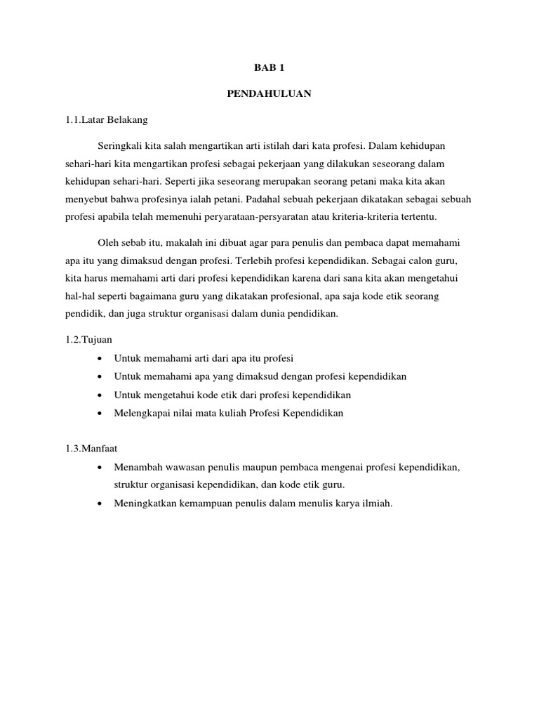 CBR Profesi Pendidikan | PDF | Karier & Perkembangan