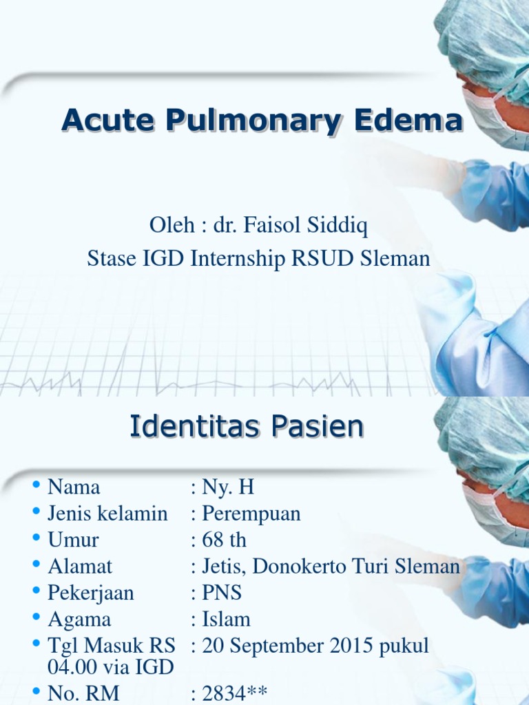 Acute Pulmonary Edema PDF | PDF | Jantung | Paru-paru