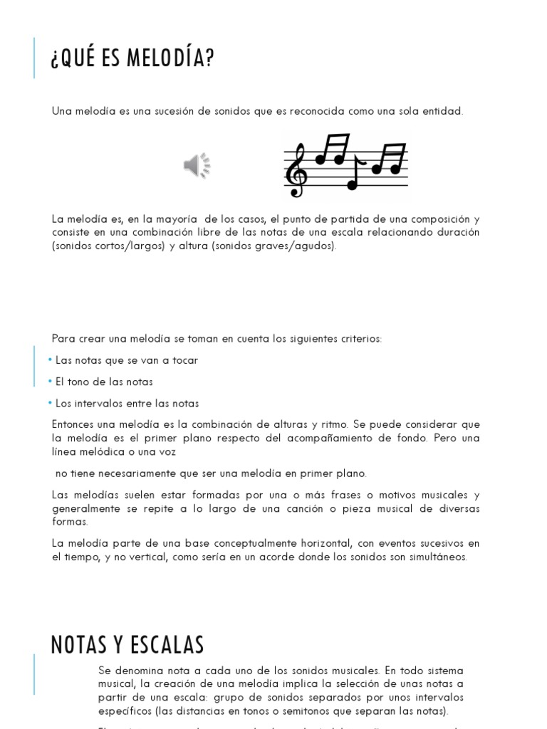 Elementos de La Musica | PDF | Melodía | Armonía
