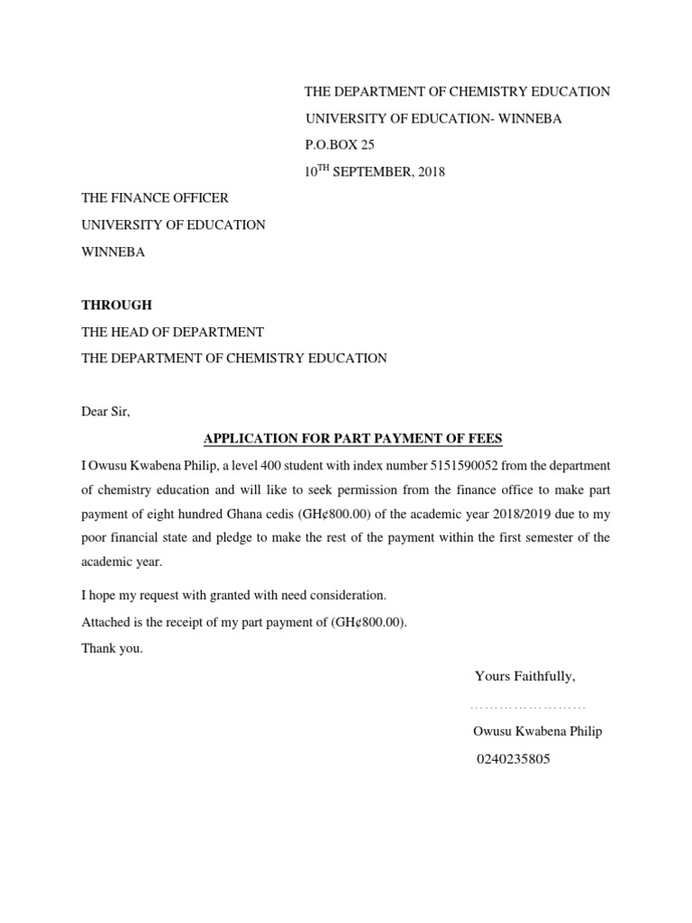 Partpayment Application | PDF