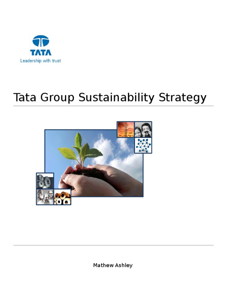 Tata Group Sustainability Strategy: Mathew Ashley | Download Free PDF ...
