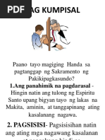 Sakramento NG Kumpisal | PDF