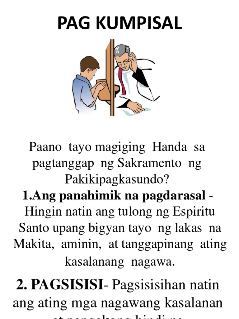 Sakramento NG Kumpisal | PDF