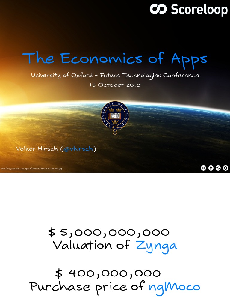 Economics of Apps - 20101015 | Download Free PDF | Mobile App | Internet