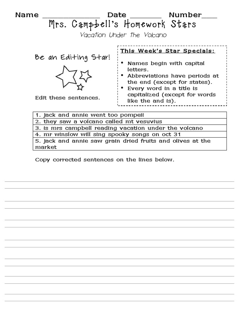 Editing and Learning Activities for Kids | PDF
