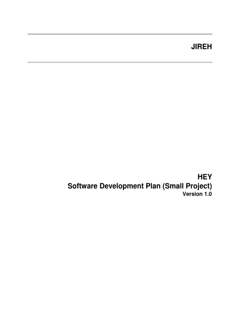 Software Deployment Plan PDF | PDF | Software | Planning