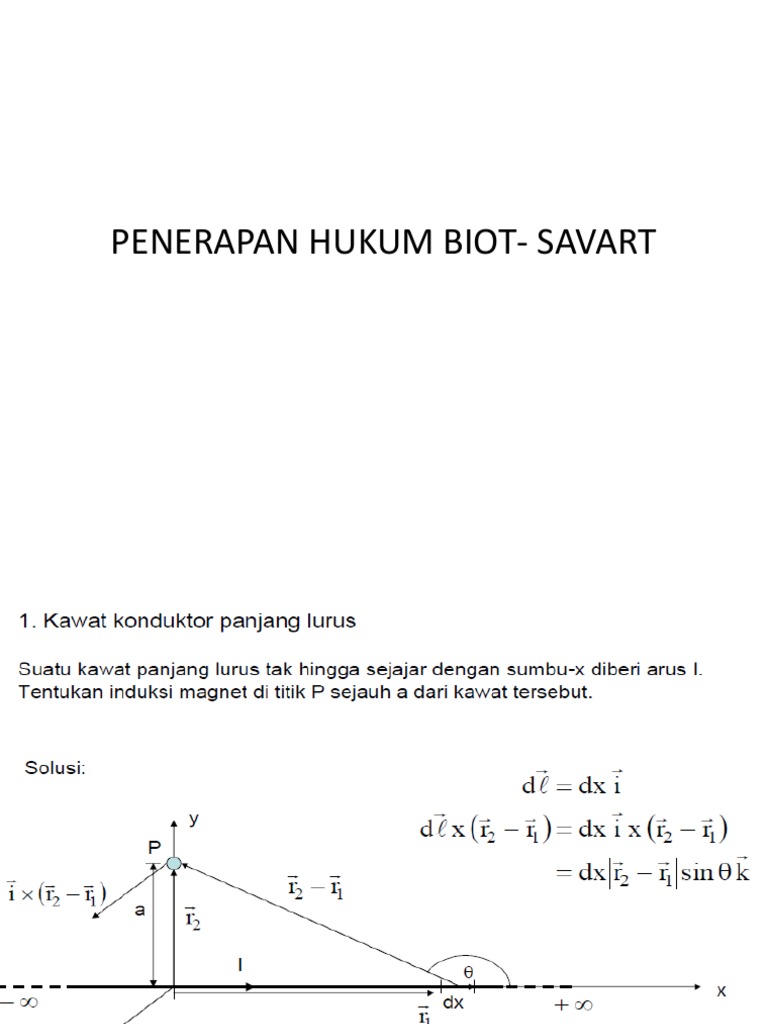 Penerapan Hukum Biot Savart | PDF