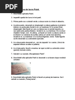 Fisa de Lucru Paint | PDF